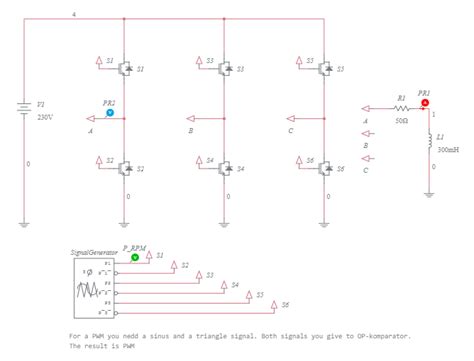 pwm inverter multisim live