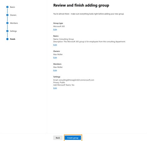 Add A Microsoft 365 Group
