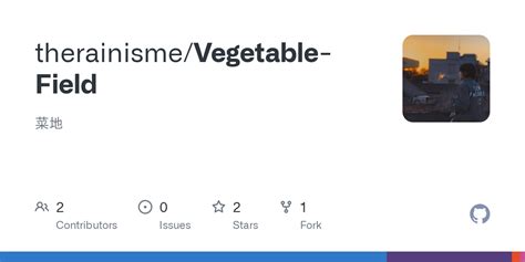 Github Therainismevegetable Field 菜地