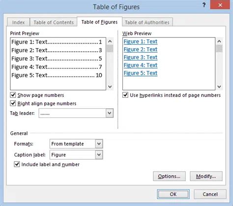 Easy Table Of Figures In Word Office Watch