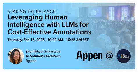 Appen On Linkedin Aidevworld Ai Llm Machinelearning