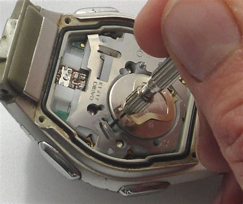 Removing A Watch Battery From A Casio Watch From WatchBattery UK Ltd