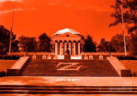 Rotunda Uva Orange Photograph By Nigel Fletcher Jones Fine Art America