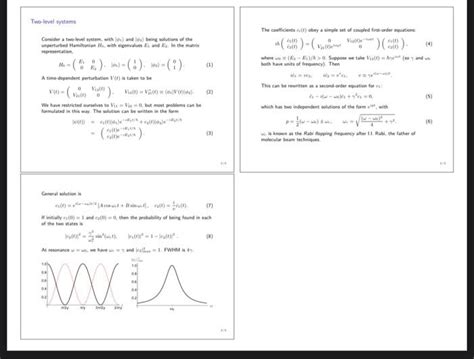 solved 5 marks consider the two level system discussed in