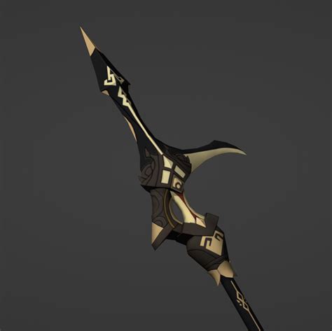 Polearm Prototype Starglitter Digital 3d Model Files And Physical Kosplayit Polearm Prototype Starglitter Digital 3d Model Files And Physical Kosplayit
