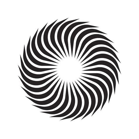 Premium Vector Circular Pattern Icon