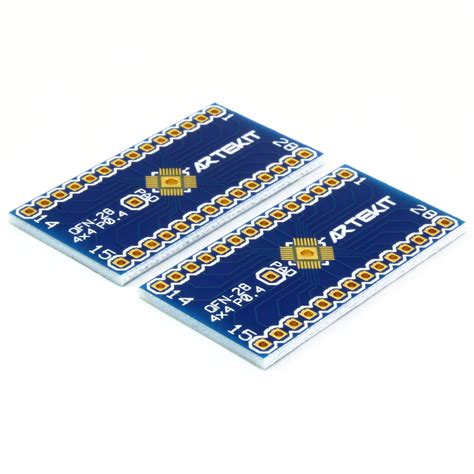 QFN 28 To DIP Adapter 4mm X 4mm P0 40 Pack Of 2 Artekit Labs