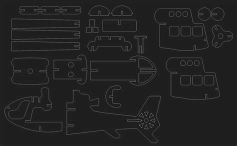 vector cắt CNC mô hình máy bay file corel Chia sẻ cung cấp file thiết kế quảng