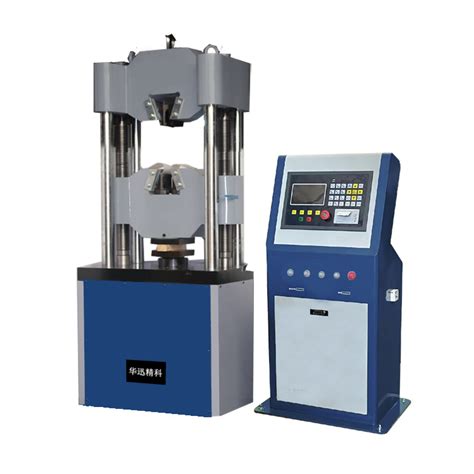 Wew Microcomputer Controlled Electro Hydraulic Servo Universal Testing Machine Microcomputer