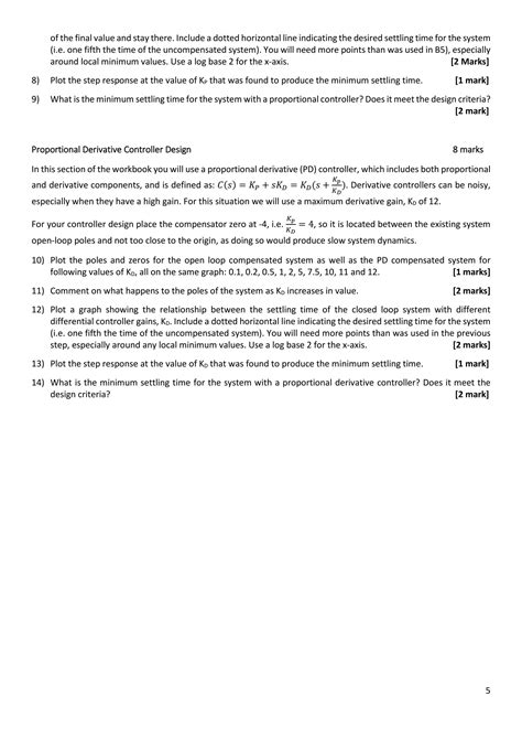 pd controller design 20 marks 0 to design a pd controller using