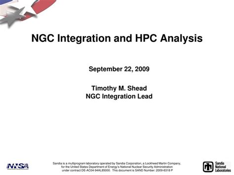 ppt ngc integration and hpc analysis powerpoint presentation free download id 5475219