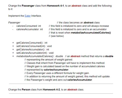 solved in java the original classes that are required to do