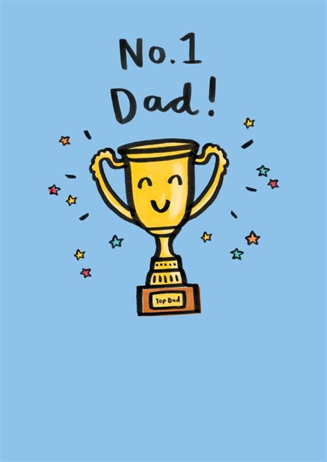 Dad No1 Dad Fathers Day Card 42993 Thortful