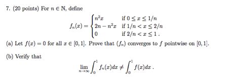 solved for n elementof n define f n x {n 2 if 0