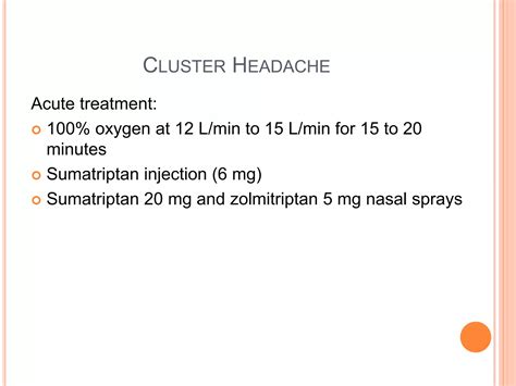 Trigeminal Autonomic Cephalalgias Pptx