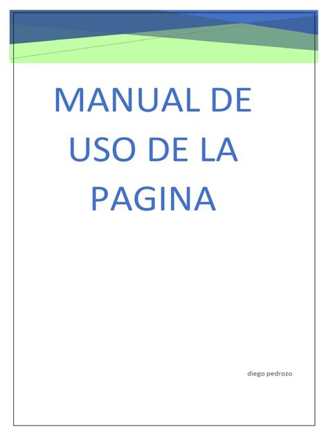 Ejemplo De Manual De Usuario Multitienda Pdf
