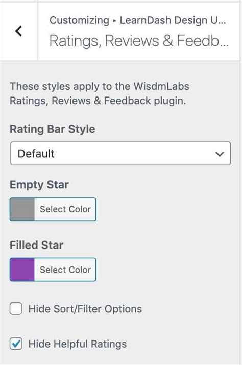 Design Upgrade For Wisdmlabs Ratings Reviews And Feedback For Learndash