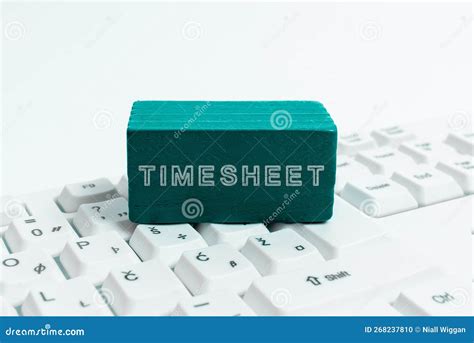 Hand Writing Sign Timesheet Word Written On Graphical Representation