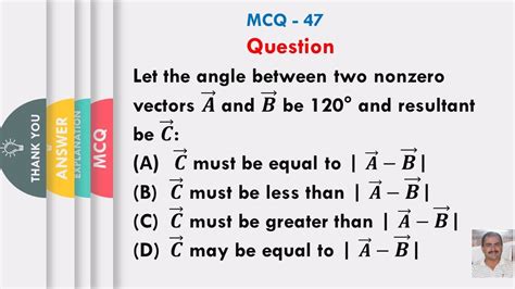 Let the angle between two nonzero vectors 𝑨 and 𝑩 be and resultant be 𝑪 YouTube