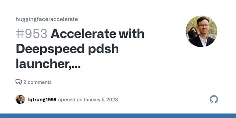 Accelerate With Deepspeed Pdsh Launcher Mainprocessip Port Are Not Set Correctly · Issue
