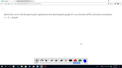 SOLVED Sketch The Curve With The Given Polar Equation By First Sketching The Graph Of R As A