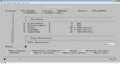 RPG Academy Debug Done Right Starting A Debug Session MC Press Online