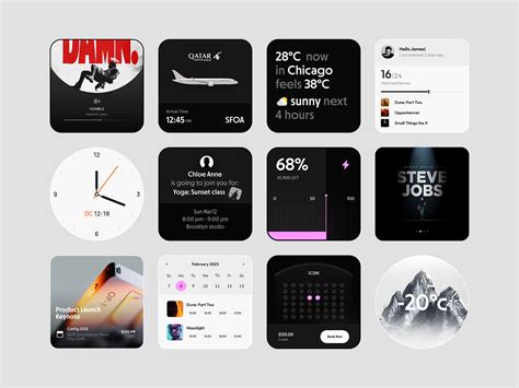 Custom Widgets By Kawsar Ahmed On Dribbble