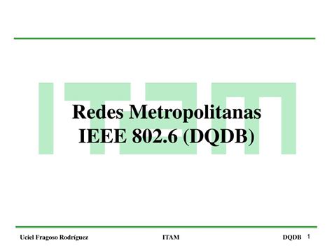 ppt redes metropolitanas ieee 802 6 dqdb powerpoint presentation