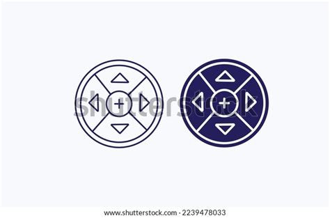 Move Cursor Control Illustration Icon Stock Vector Royalty Free