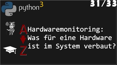 programmieren mit python3 🐍 hardwaremonitoring itworks4u github