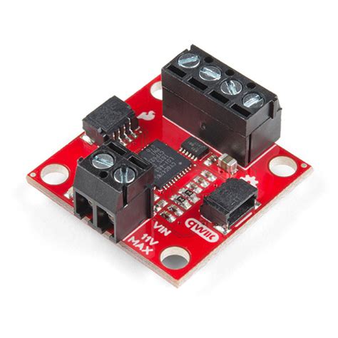 Hookup Guide For The Qwiic Motor Driver Sparkfun Learn