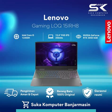 Jual Lenovo Gaming Loq Irh Rtx Gb Core I H Gb Gb Ssd Shopee Indonesia