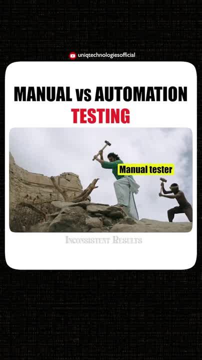 Nakul Khairnar On Linkedin Manual Vs Automation Testing