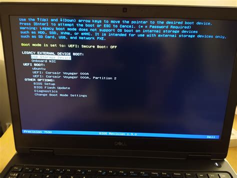 unable to boot ubuntu from 2tb m2 pcie nvme ssd ask ubuntu