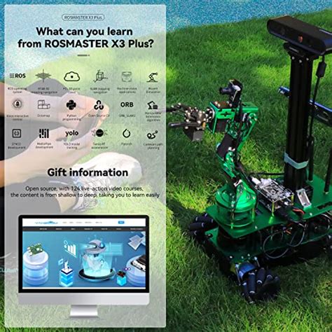 Yahboom Rosmaster X3 Plus Programmable Ros Robot With Jetson Xavier Nx
