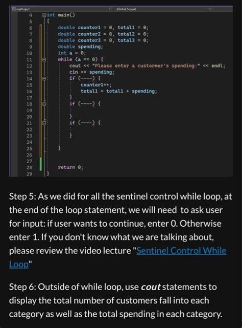 Solved Write A C Program That Is Using A Sentinel Control Chegg Com