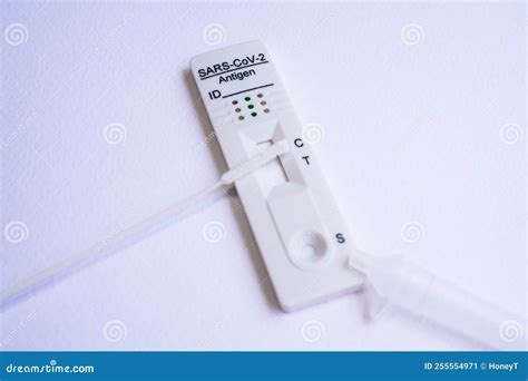 Rapid Antigen Test Kits Of Sars Cov 2 Stock Image Image Of Equipment