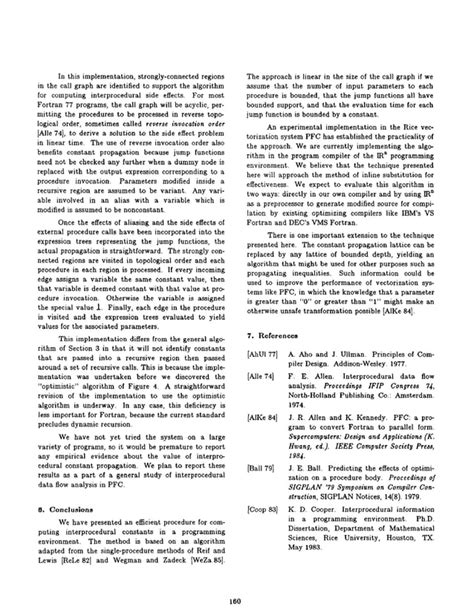 Interprocedural Constant Propagation Pdf
