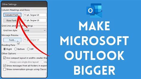 Make Outlook Text Bigger - UML Center for Systems Research