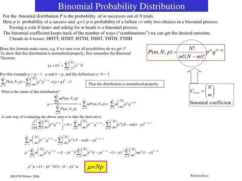 PPT Binomial Probability Distribution PowerPoint Presentation Free Download ID