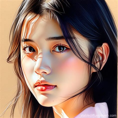 Asian College Students Beauty Stable Diffusion Online