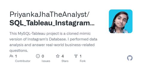 Github Priyankajhatheanalystsqltableauinstagramclone This Mysql