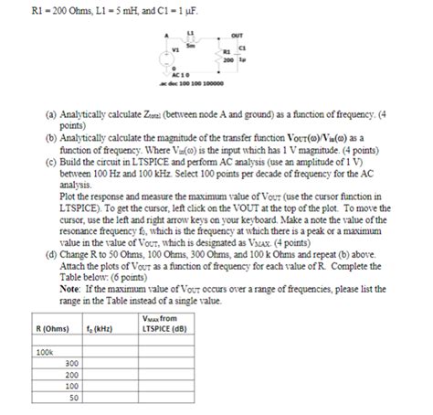 Solved E Remove The Resistor From The Circuit And Measure Chegg Com