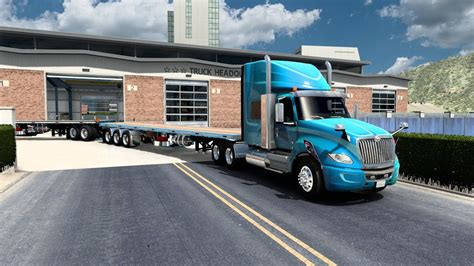 Manejando Un Camion International Lt Con Doble Remolque En Carreteras