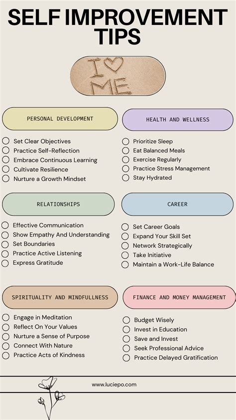 Self Improvement Tips How To Focus On Yourself Personal Growth Plan Self Improvement Tips