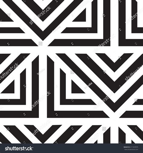 Vector Geometric Seamless Pattern Repeating Abstract Stock Vector Royalty Free