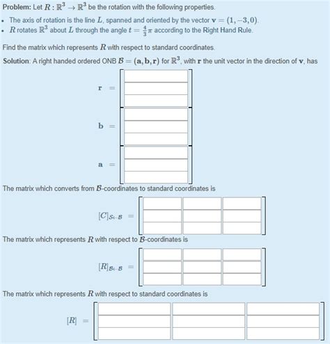 solved problem let r r3r3 be the rotation with the