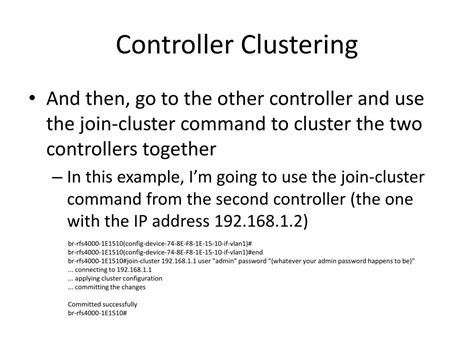 Ppt Controller Clustering Powerpoint Presentation Free Download Id