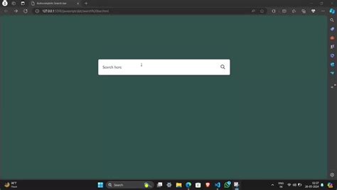 Built Autocomplete Search Bar Using Html Css And Javascript Yagnesh