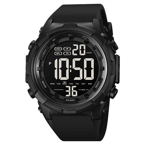 SKMEI 1845 Digital Outdoor Alarm Countdown Waterproof Men's Watch ...
